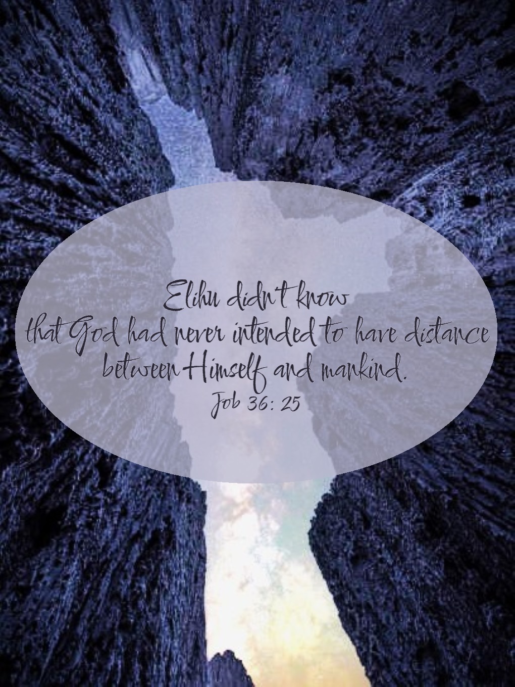 Job 36: 22-25: wisdom of the Creator 創造主の叡智